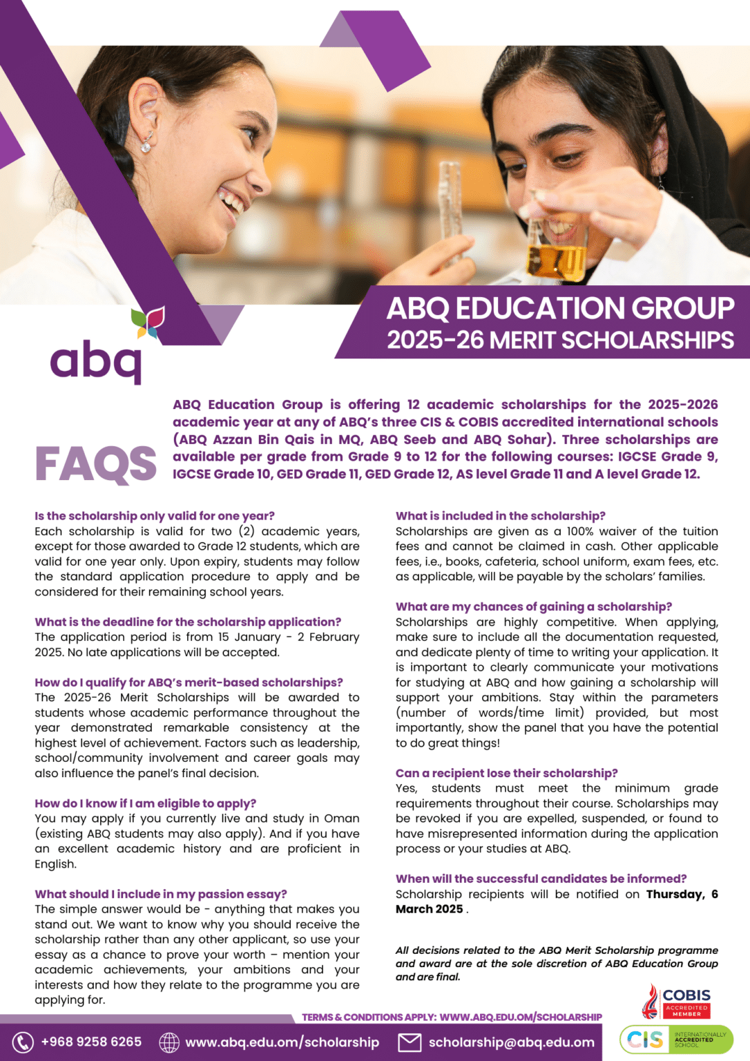 ABQ Scholarship - ABQ