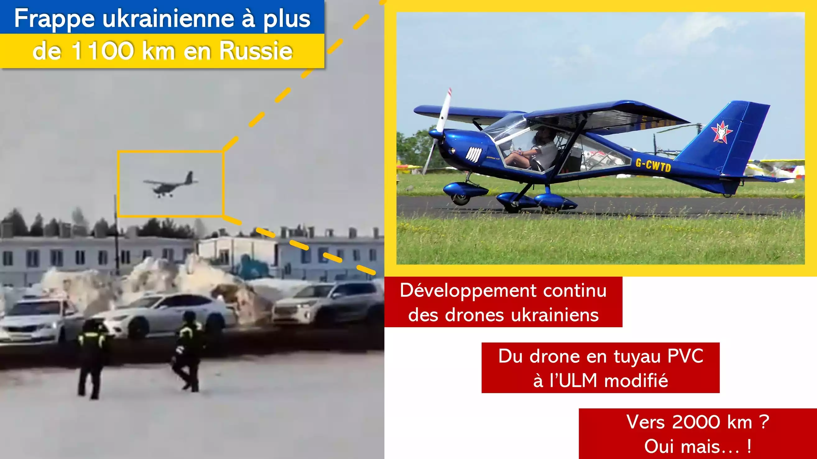 L'Ukraine transforme un ULM en drone kamikaze et l'envoie à plus de ...