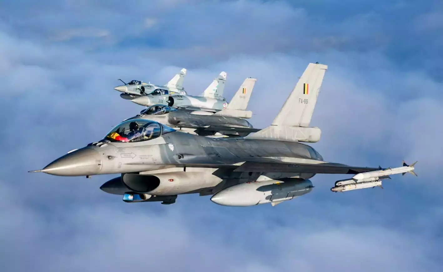 Les F-16 belges fêtent 20 ans de Baltic Air Policing