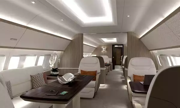 Lufthansa Technik aménage une cabine VIP dans un Airbus ACJ320neo