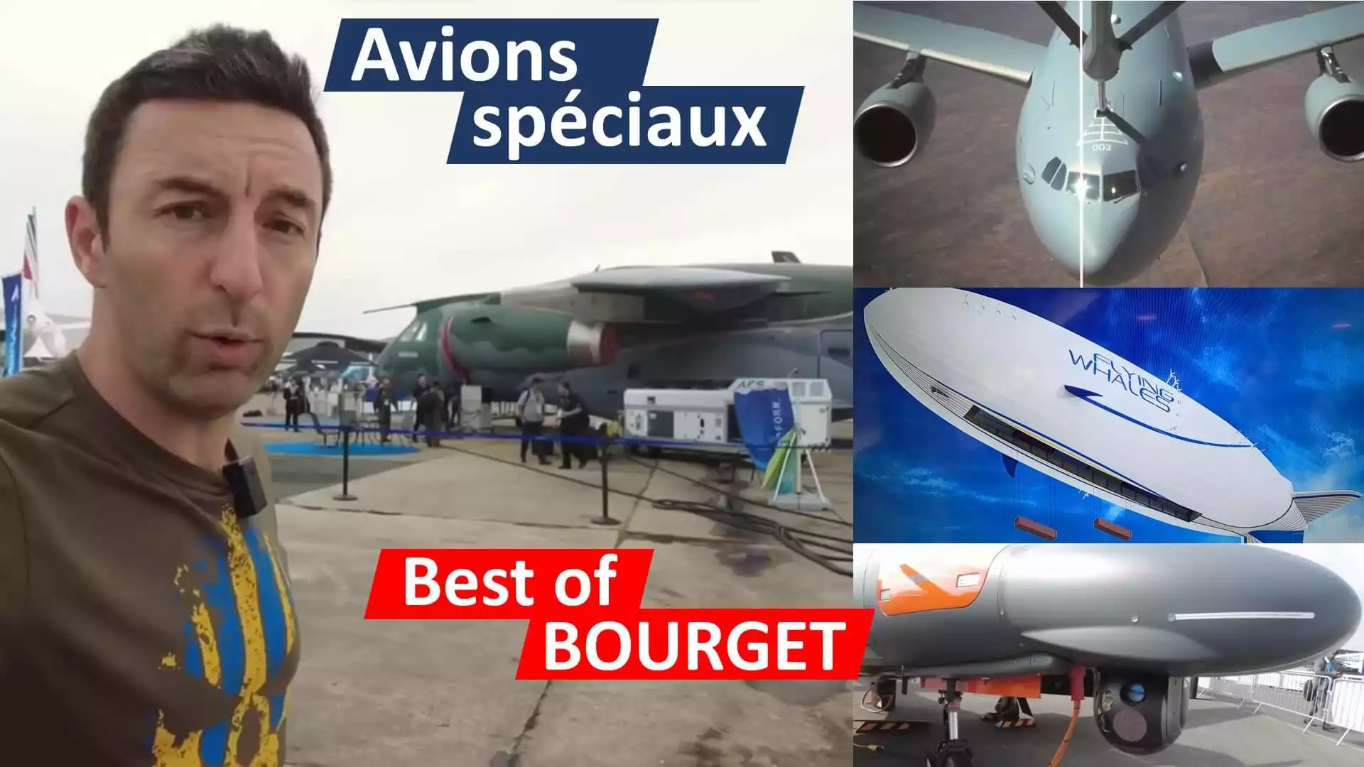 Bombardement, transport stratégique, guerre électronique, ravitaillement: BEST OF avions du Bourget