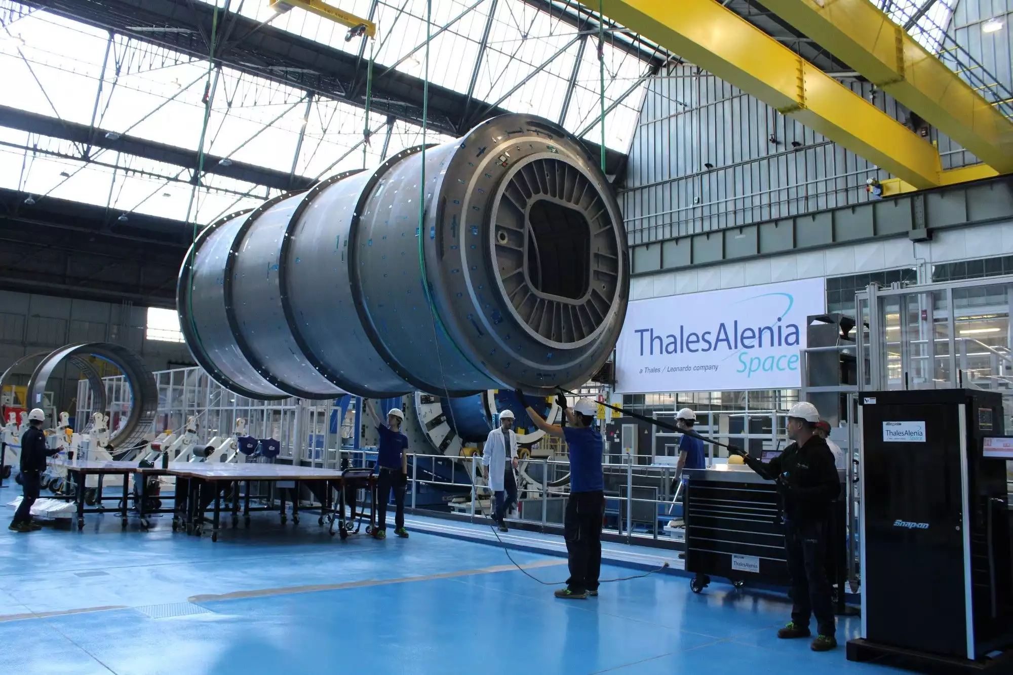 Le nouveau cargo Cygnus prend forme chez Thales Alenia Space