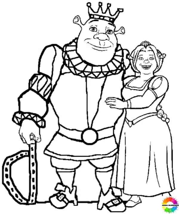 Shrek Ausmalbilder Zum Ausmalen Für Fans Des Blauen Kerls
