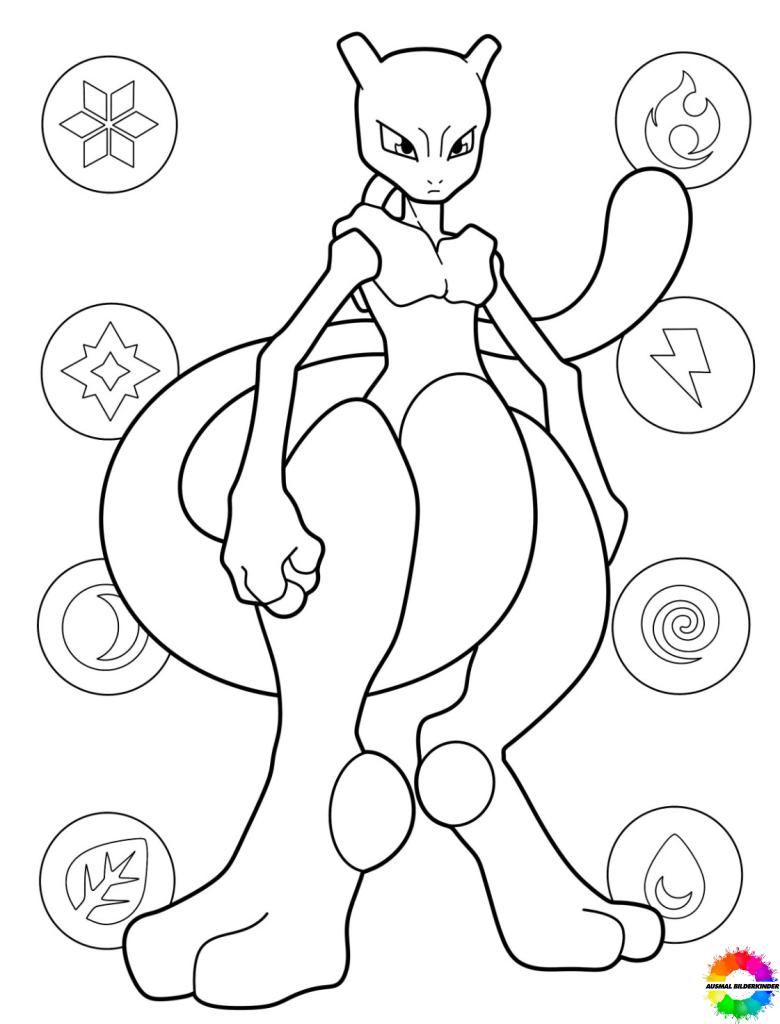 Pokemon ausmalbilder kostenlos zum ausdrucken für kinder