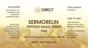 Buy Sermorelin Nasal 99% Purity Direct Peptides