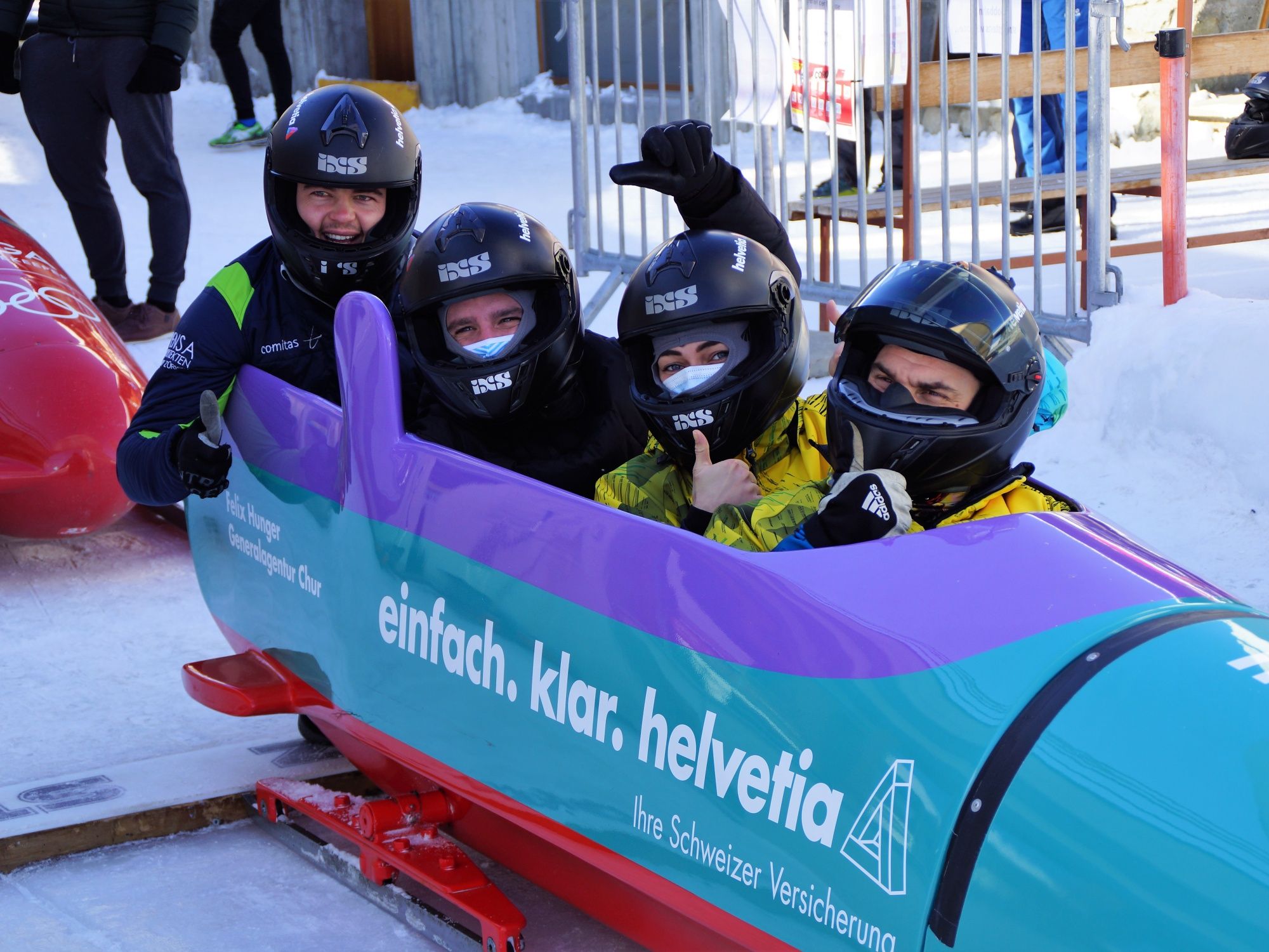 Olympic bobsleigh in St. Moritz