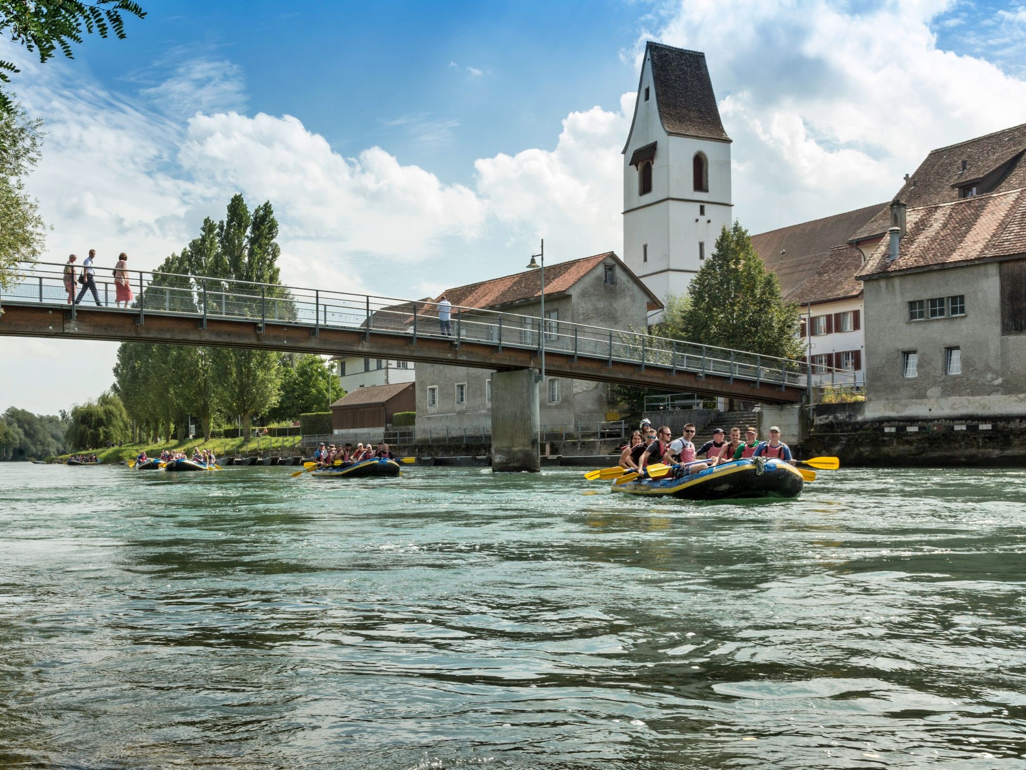Pelampung Separuh Hari Jelajah Reuss dari Bremgarten ke Mellingen
