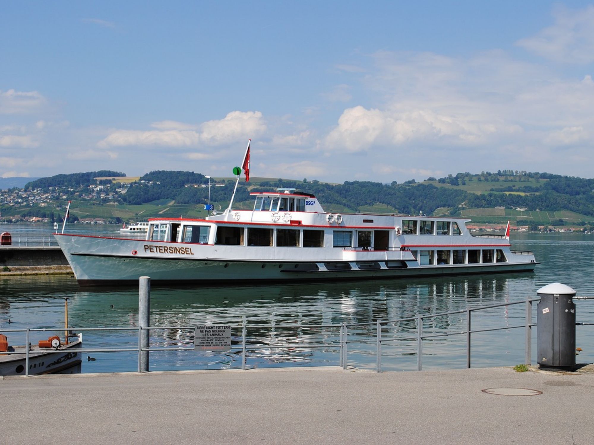 Boat Trip Biel - St. Peter's Island North Ticket