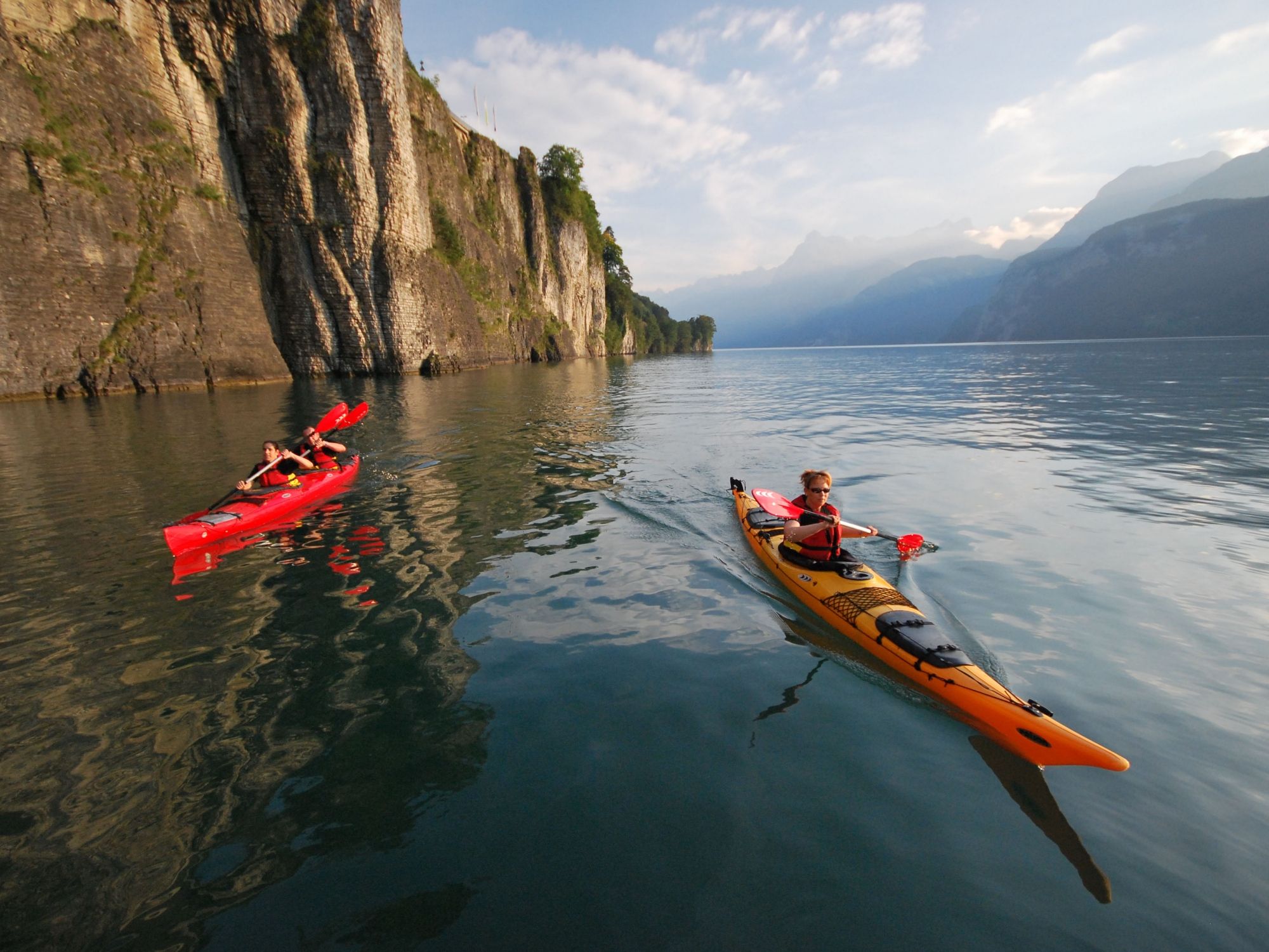 Kayak or Canoe Rental at Lake Lucerne from Brunnen