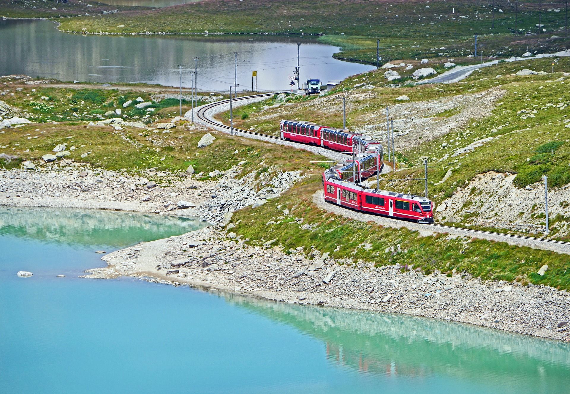Bernina Express panoramic train seat reservation from Chur or Tirano