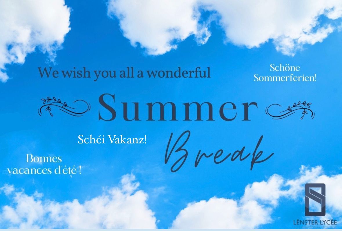 LLIS - We wish you all a wonderful summer break