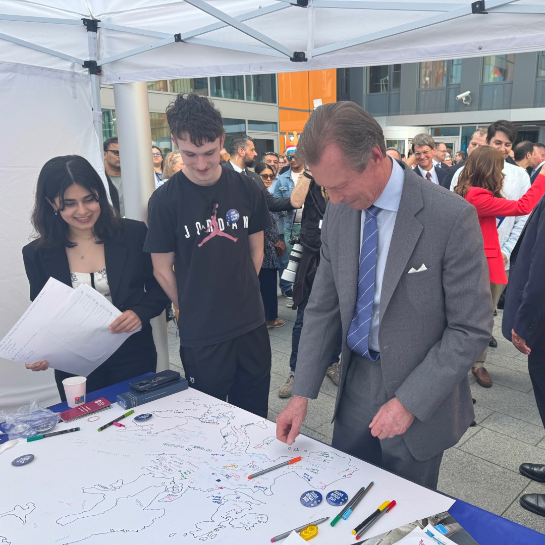 LLIS - His Royal Highness of Luxembourg meets LLIS