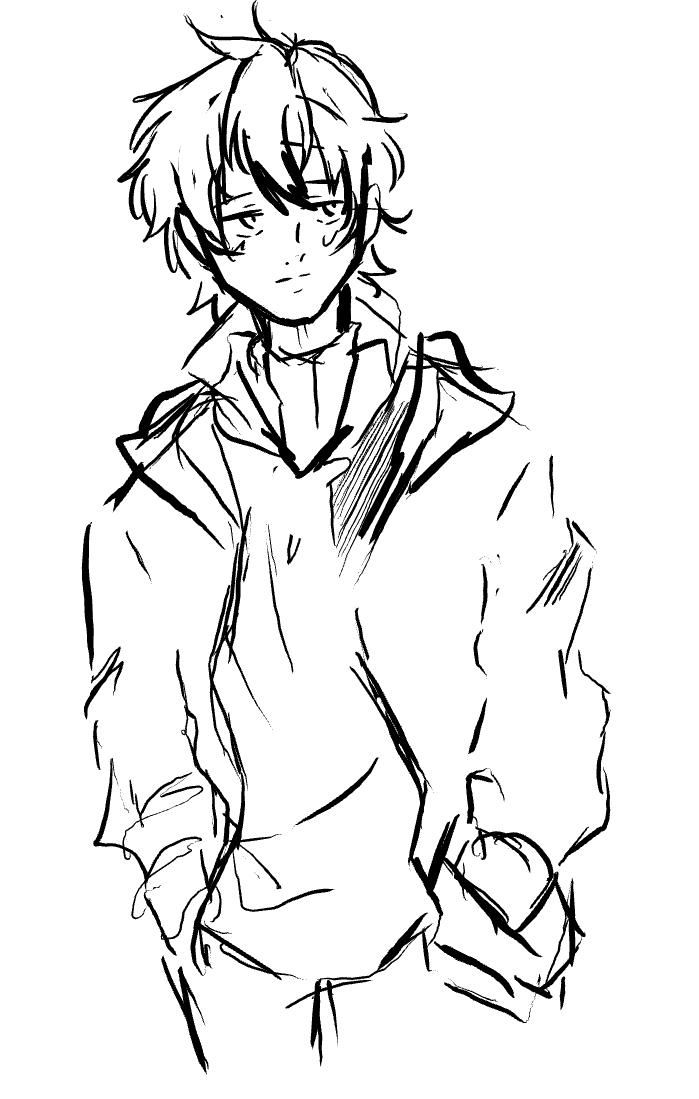 Pretty Lazy Basic Anime Boy Gallery HelloPaint