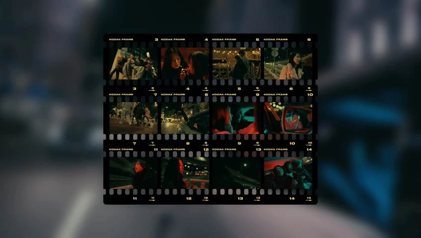 Animated Kodak & Fuji Film Frame Pr 49