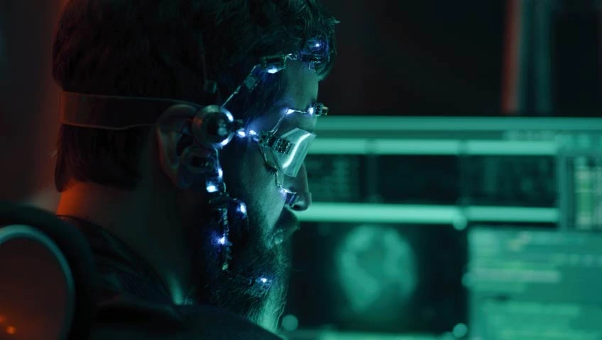 Bad Scan Line Glitch Effect