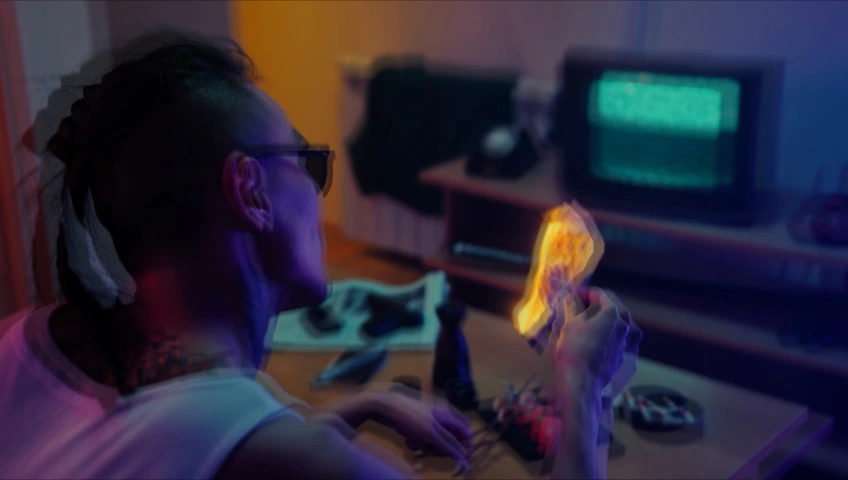 Blur Astigmatism Glitch Effect