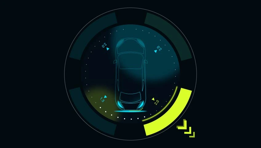 Car Cluster HUD Element 31