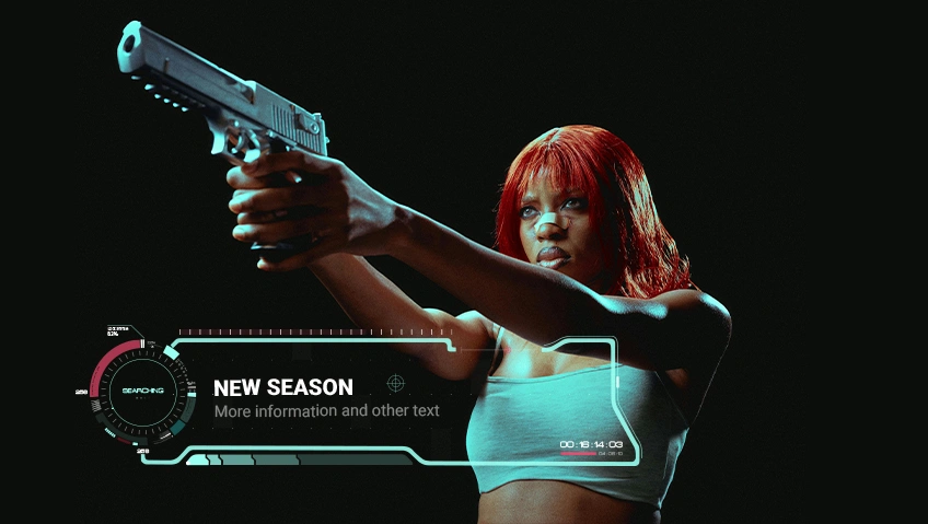 Complex HUD Lower-third 02