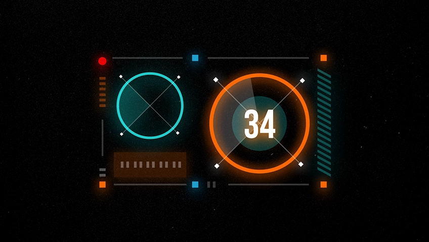 Cyberpunk HUD Elements 06