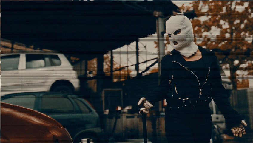 Line Scratch Glitch Effect