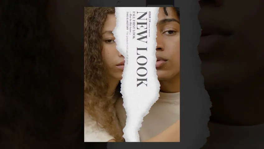 Torn Paper Magazine and Posters Ae 11