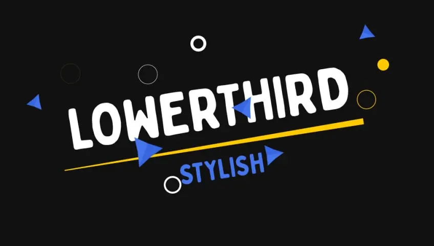 Typoking Lower Third 2 Ae 144