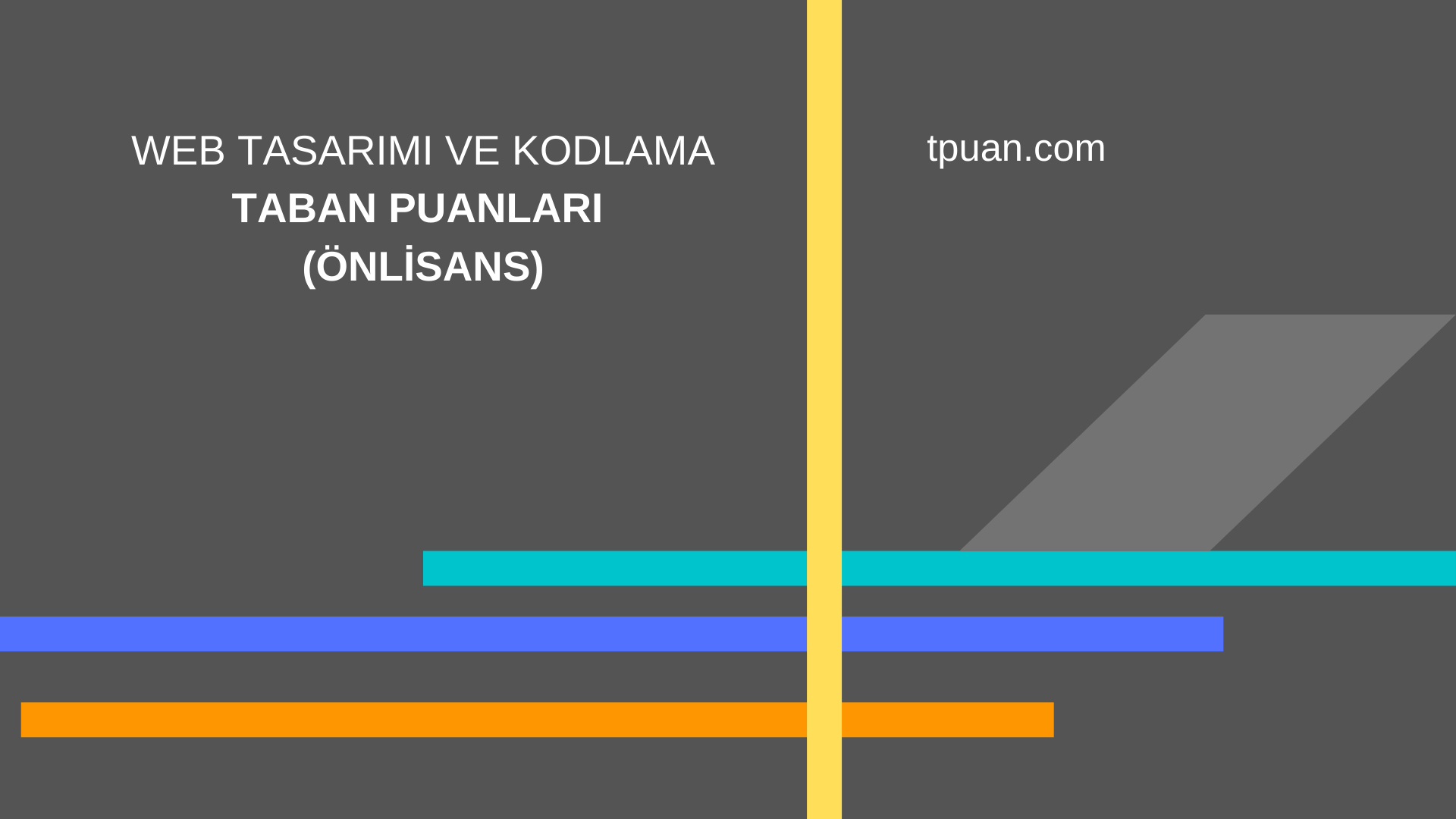 Web Tasarımı ve Kodlama Taban Puanları 2022